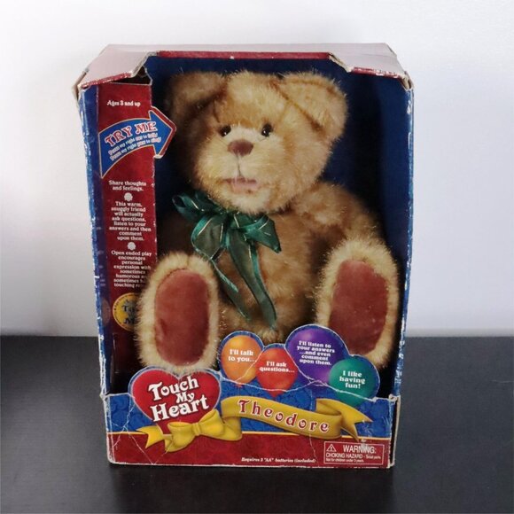 SmartGroup | Toys | Vintage Touch My Heart Theodore Talking Animated ...